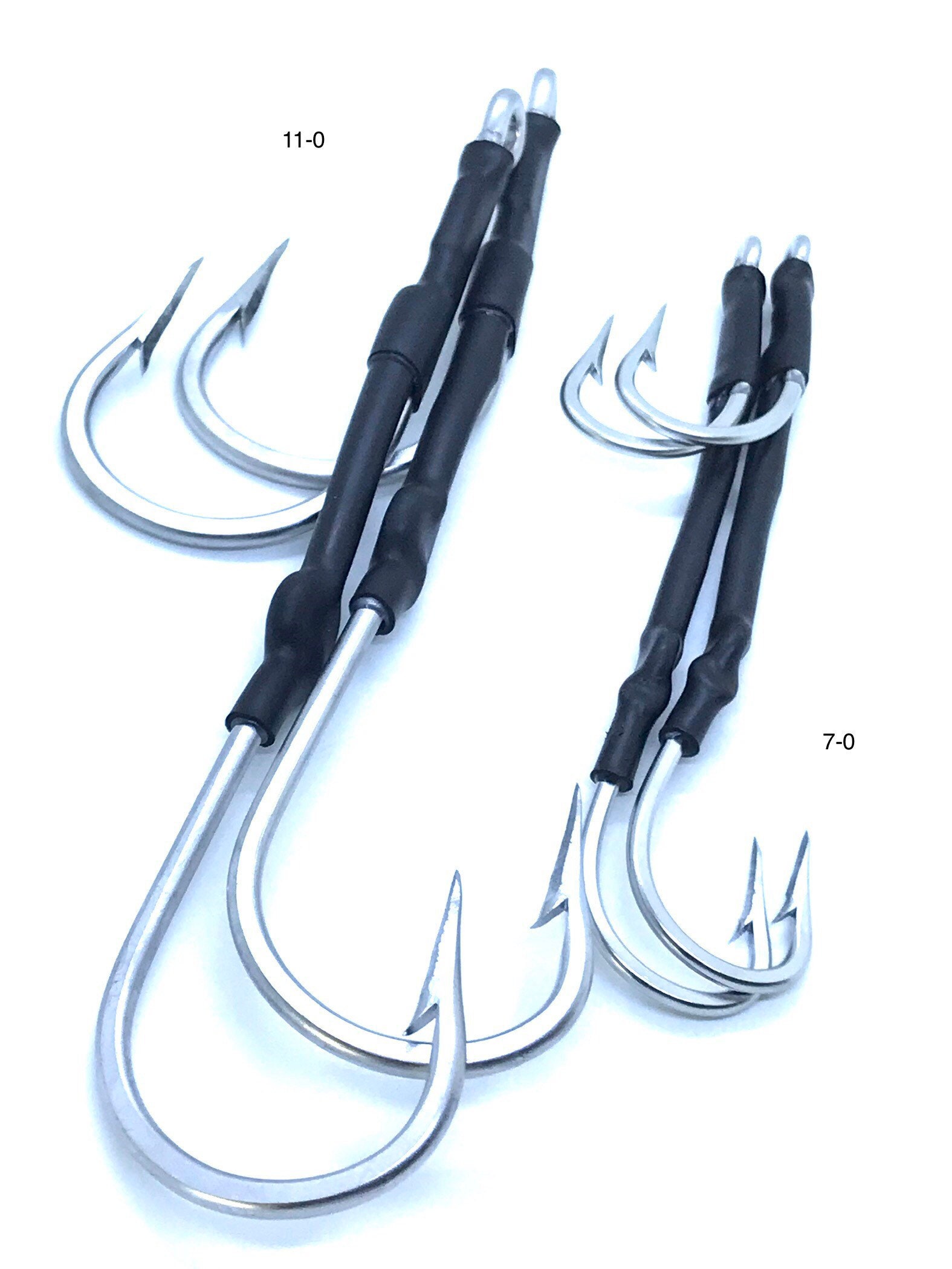 Made To Order Double TROUBLE Big Game Hooks / 5.9 / | Etsy