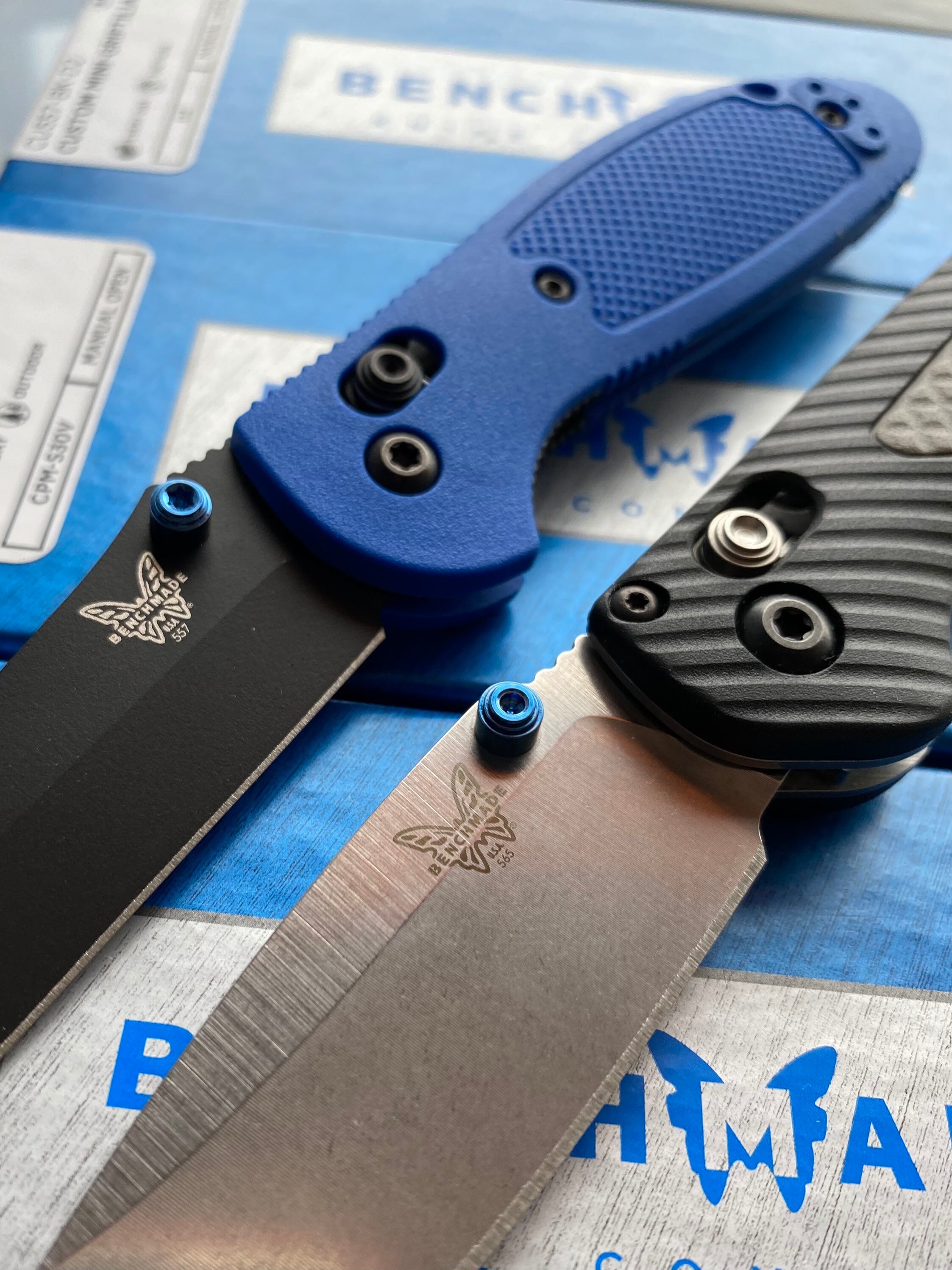 OG Titanium Thumb Stud BLUE / Fits Benchmade Griptilian - Etsy