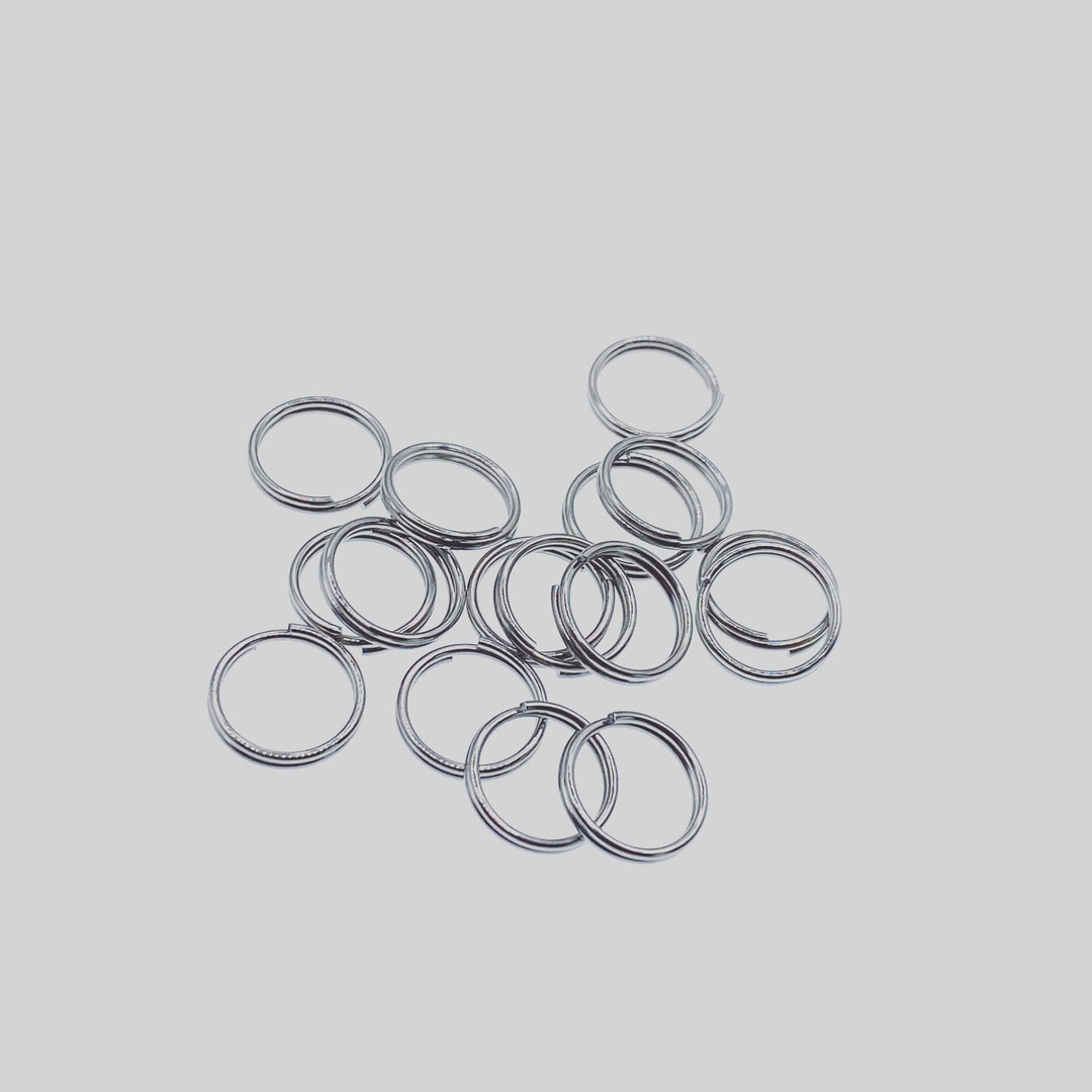 Wholesale Order Titanium Split Ring 10mm Silver 10x - Etsy