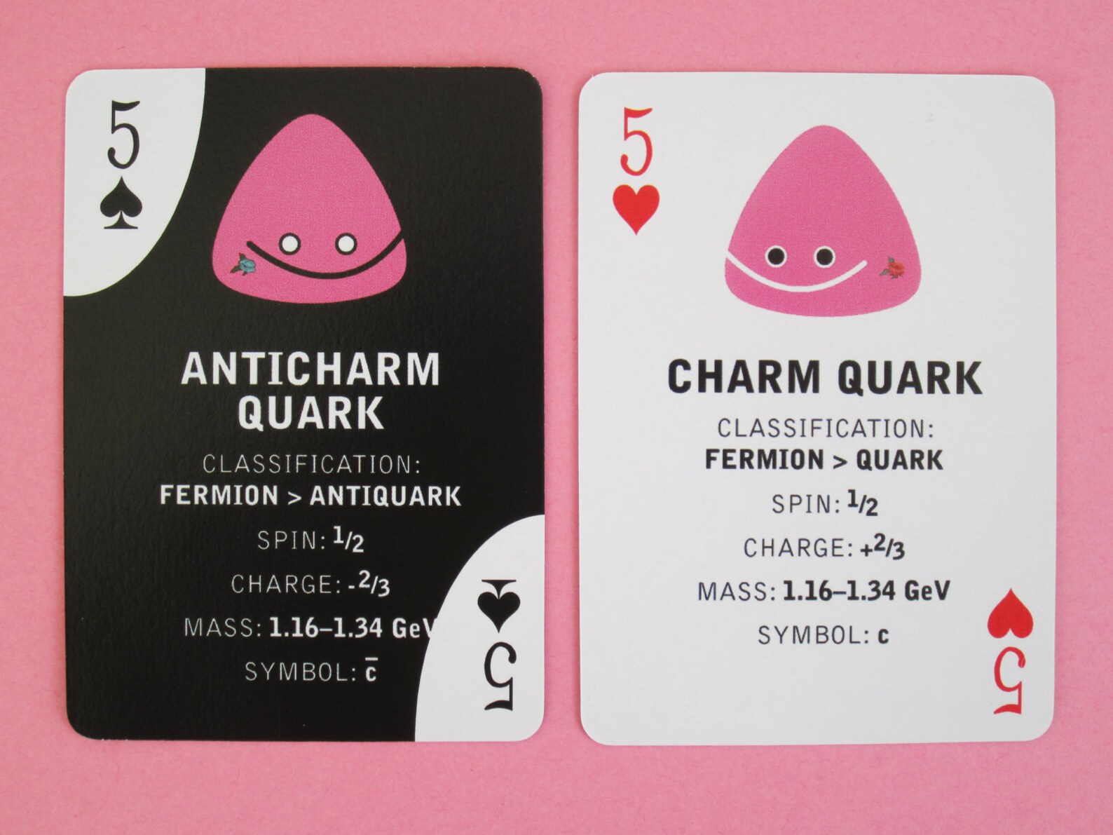 Particle Physics Playing Cards With Plastic Case - Etsy