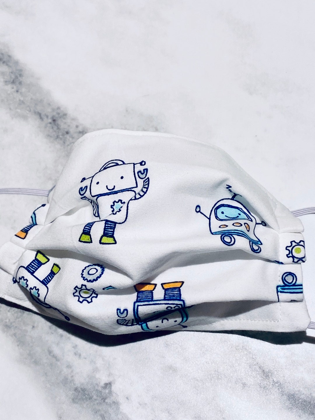 Adorable Happy Robot Face Mask (kids Size and Adult Size) - Etsy