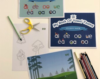 Phonics Printables Set 1 : CVC Fluency Bundle Preschool/kindergarten ...