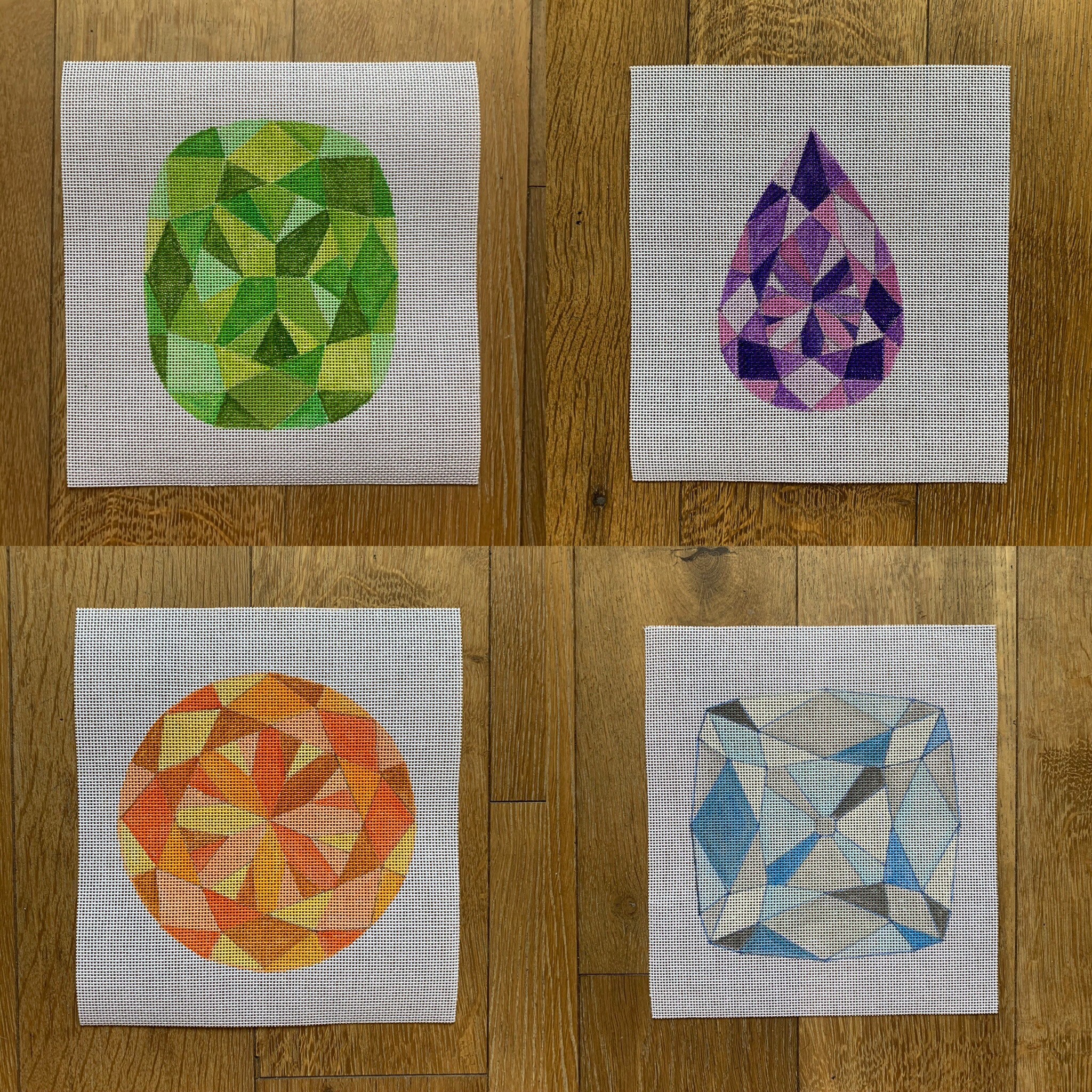 Gem Needlepoint Canvas - Etsy