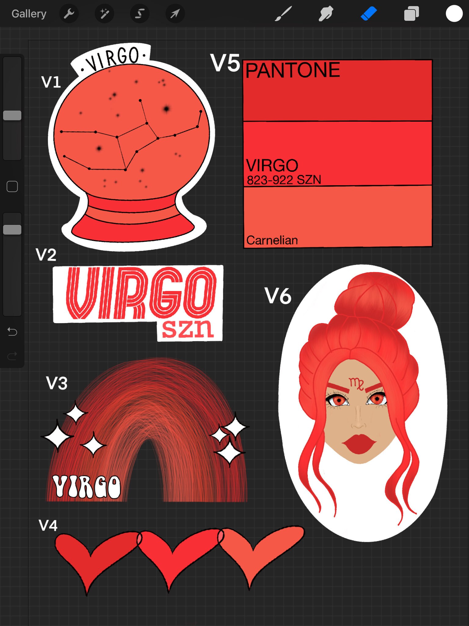 VIRGO Sticker Pack 1 - Etsy