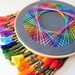 Rainbow Spirograph Embroidery Pattern - Etsy
