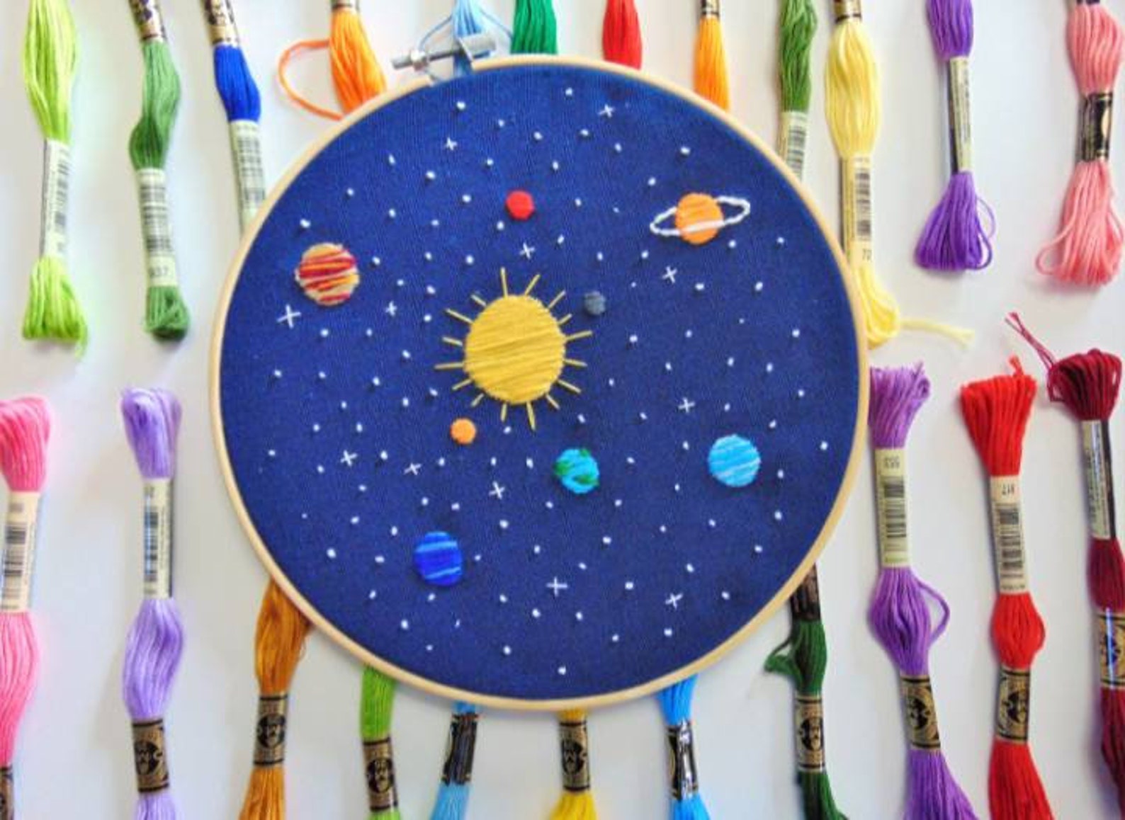 NASA and Space Embroidery Patterns Pack - 2 Patterns Included - Etsy