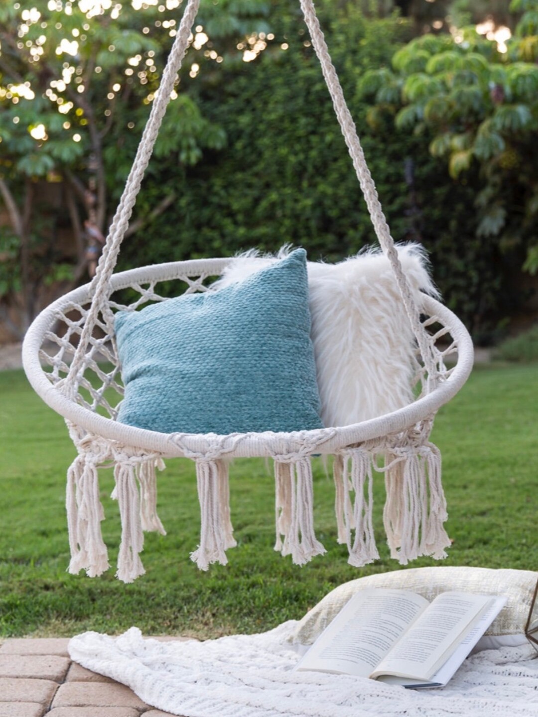 Handwoven Bohemian Macramé Hammock - Etsy