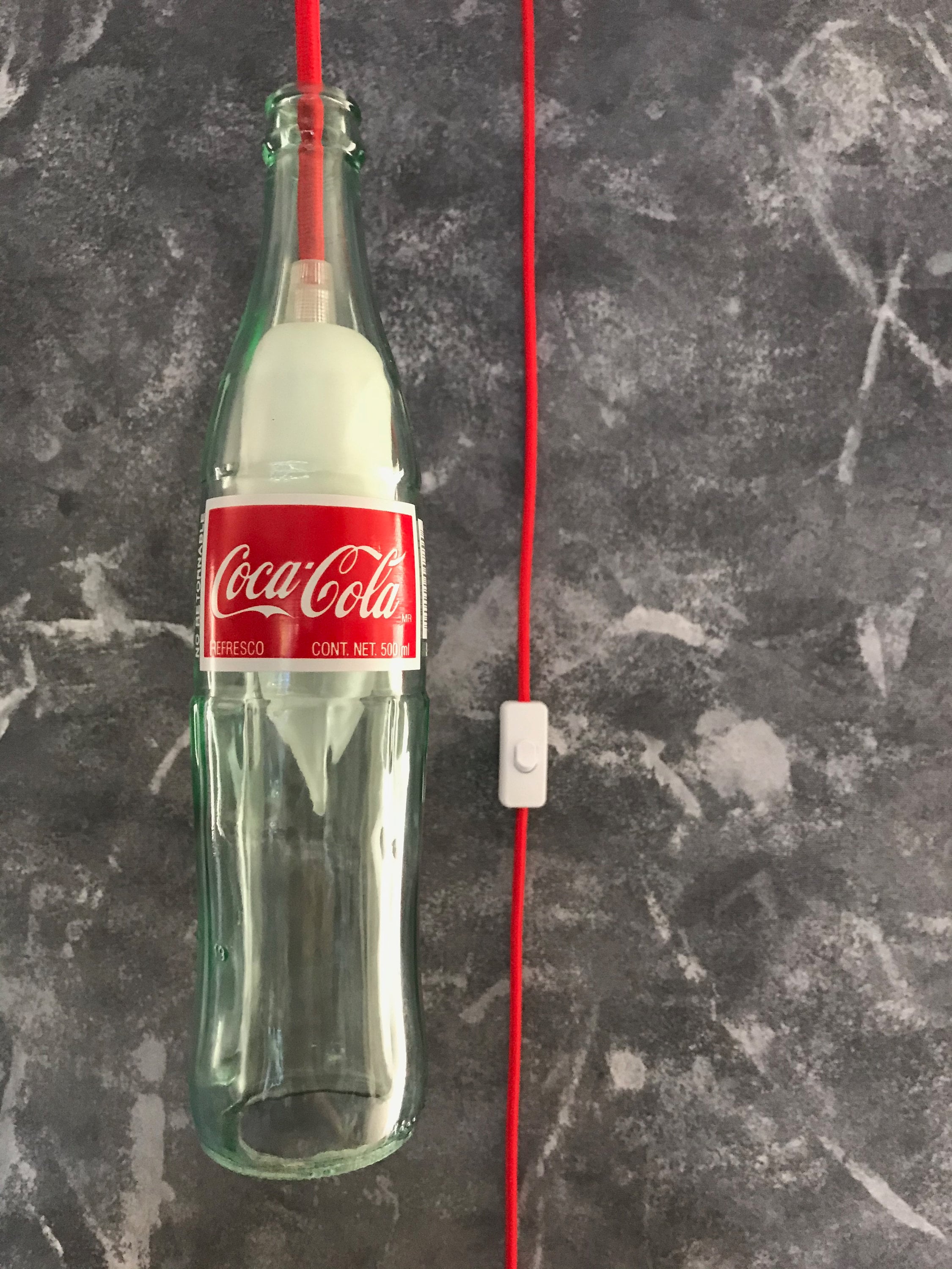 Coca-cola Bottle Pendant Light, Upcycle, Found Objects, Lighting ...