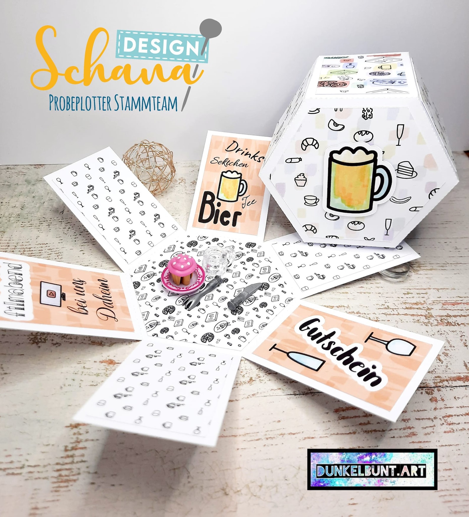 Explosionsbox Plotterdatei SVG - Etsy.de