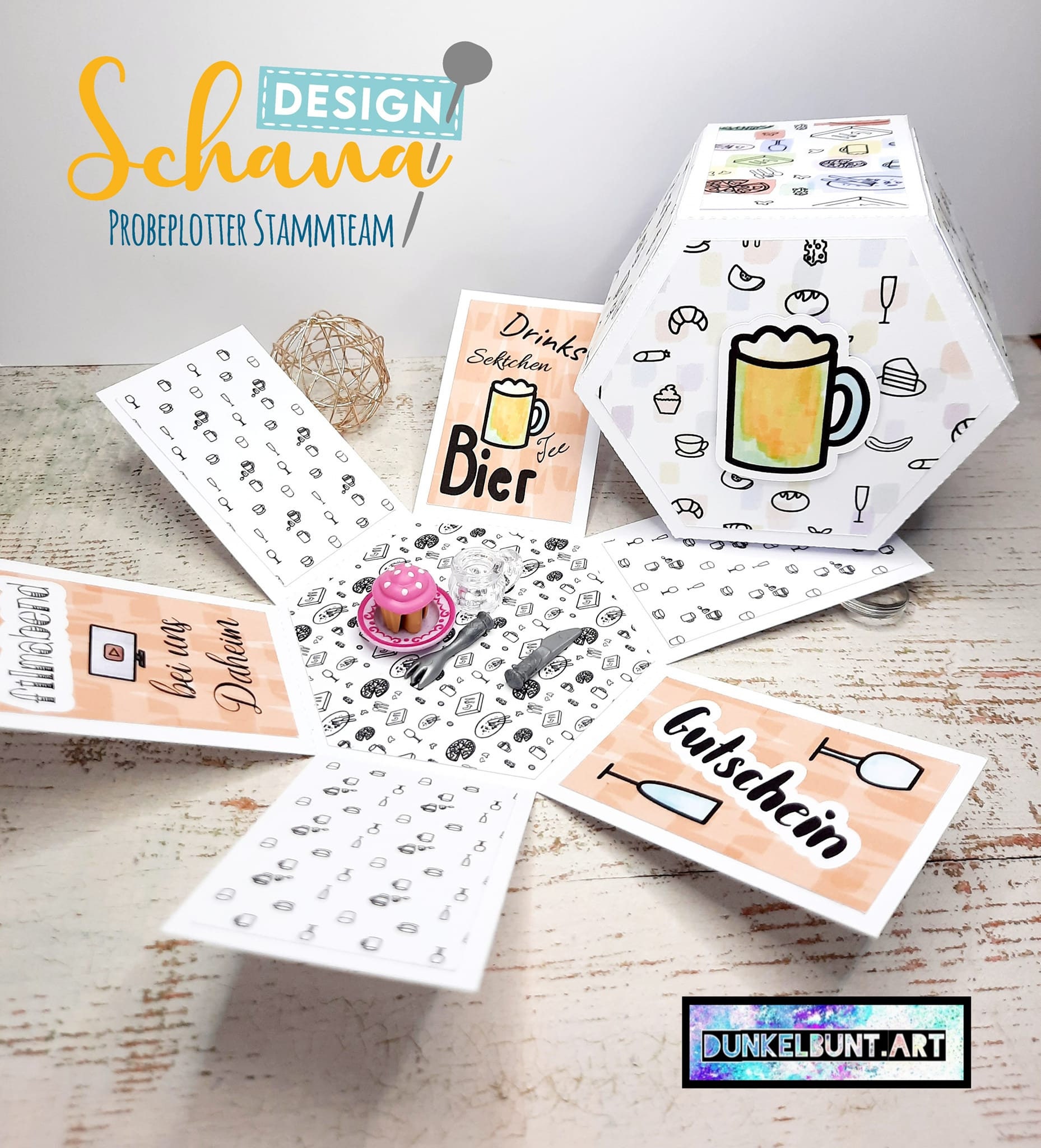 Explosionsbox Plotterdatei SVG - Etsy.de