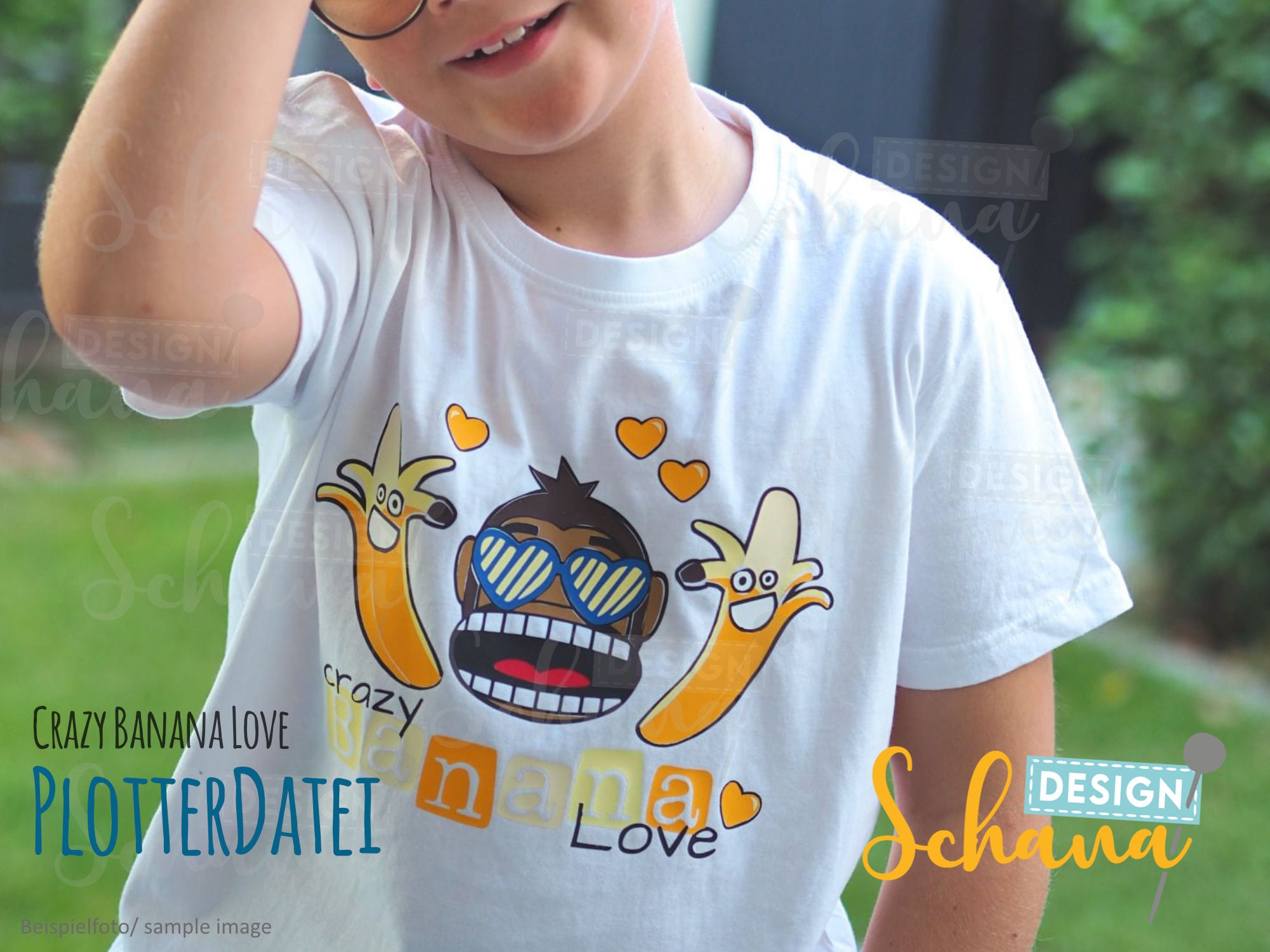 Verrückte Plotterdatei Affe Banane SVG DXF - Etsy.de