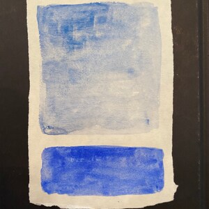 Watercolor Color Block Painting in Acrylic - Etsy