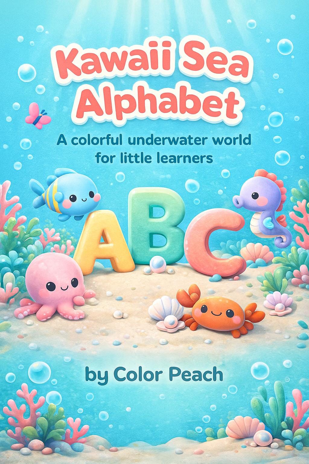 Kawaii Ocean Animals Flashcards | Montessori Educationa Homeschool ...