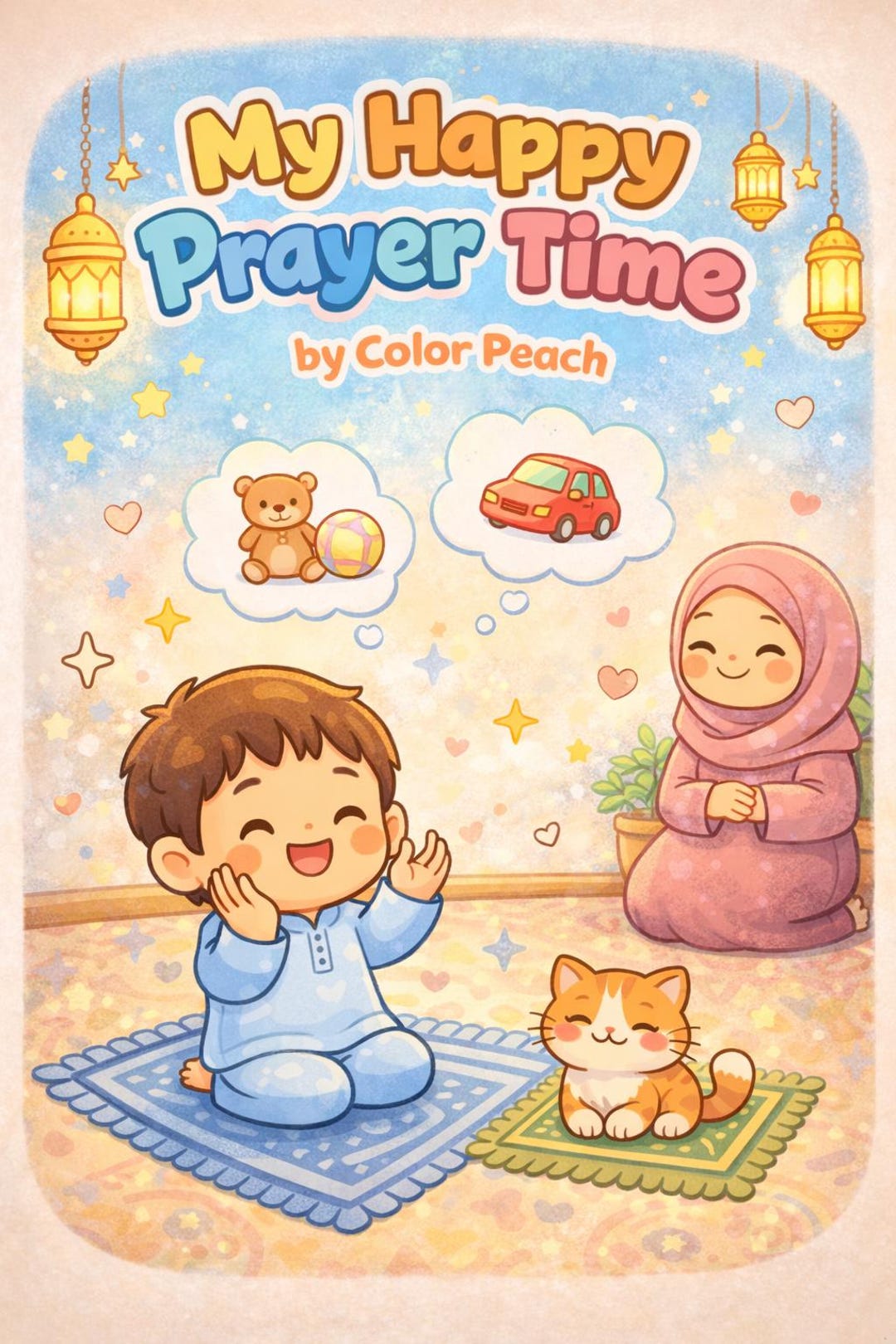 My Happy Prayer Time | Islamic Coloring Book for Kids | Muslim Prayer ...