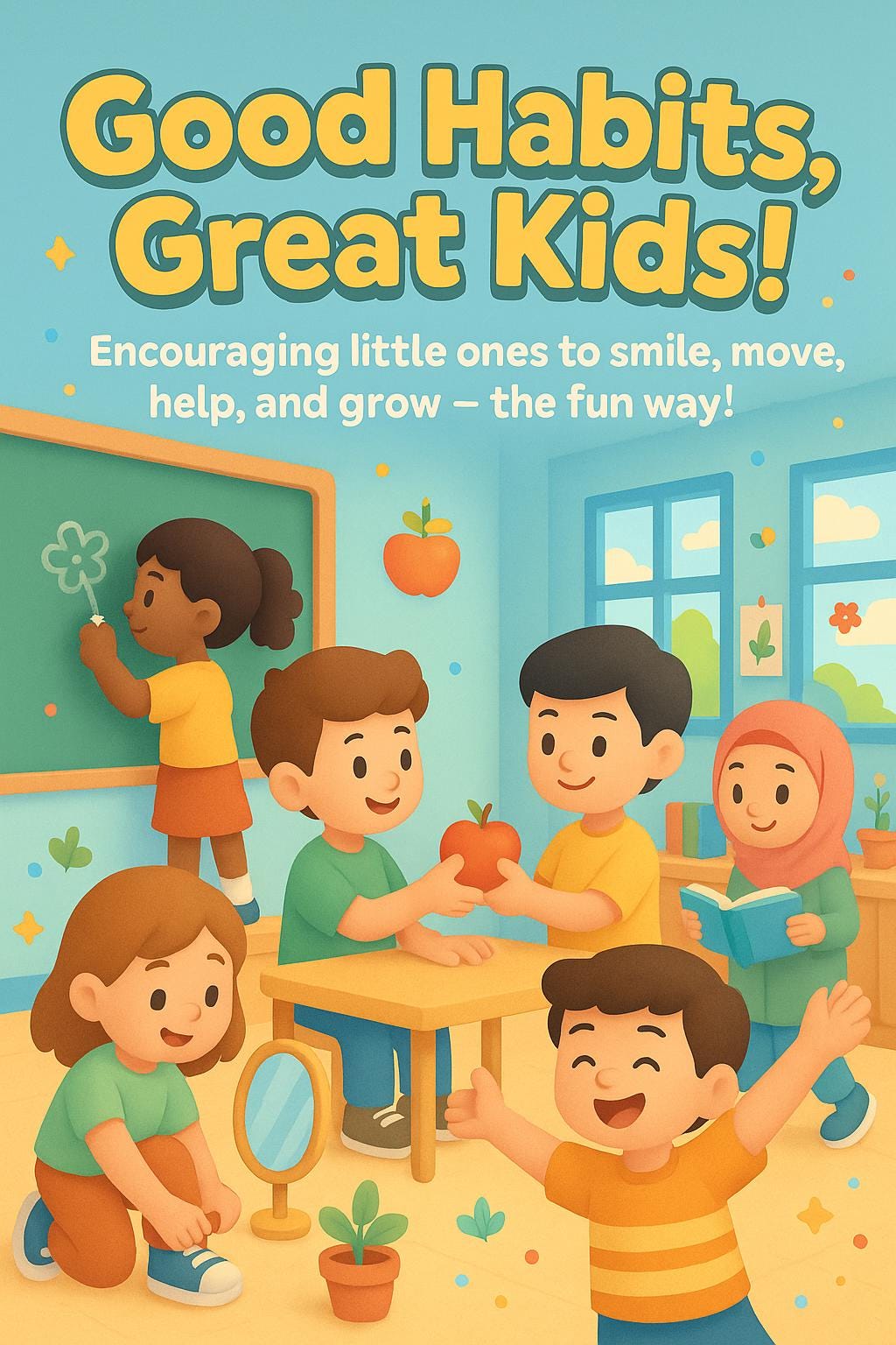 Good Habits Coloring Book for Kids | Healthy Habits Printable | Daily ...