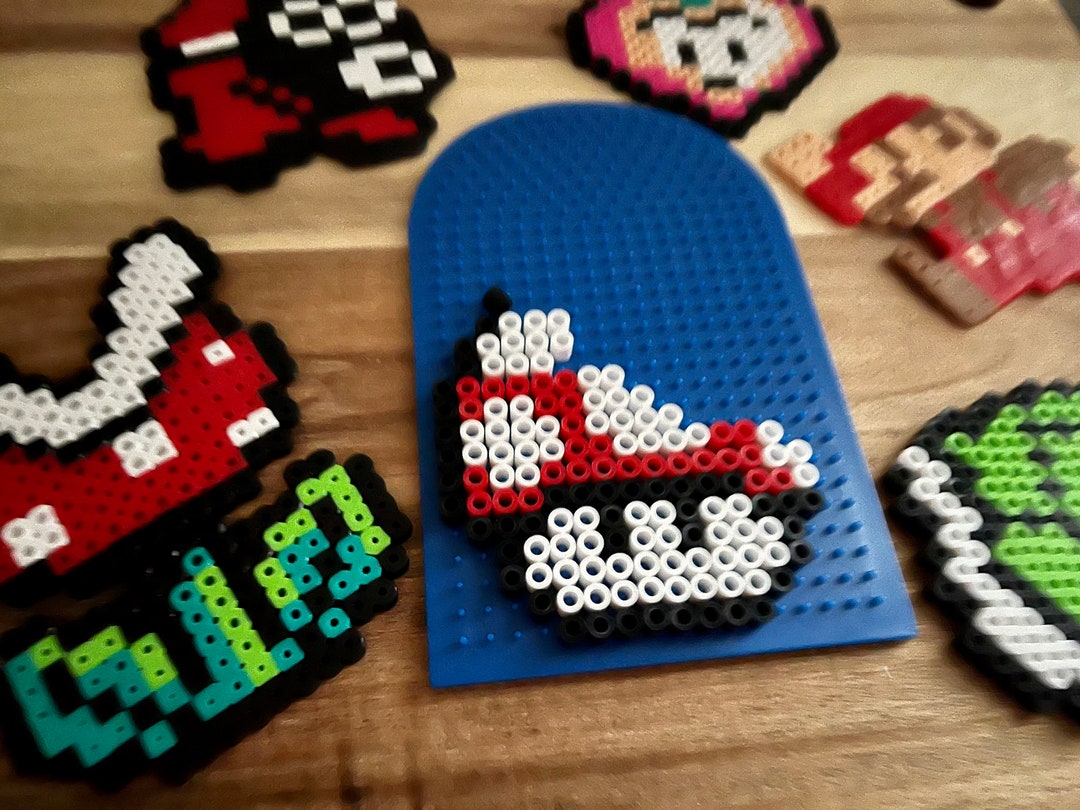 Retro Gaming Perler Pattern 8 Bit Plumber Pack 10 Patterns Digital ...