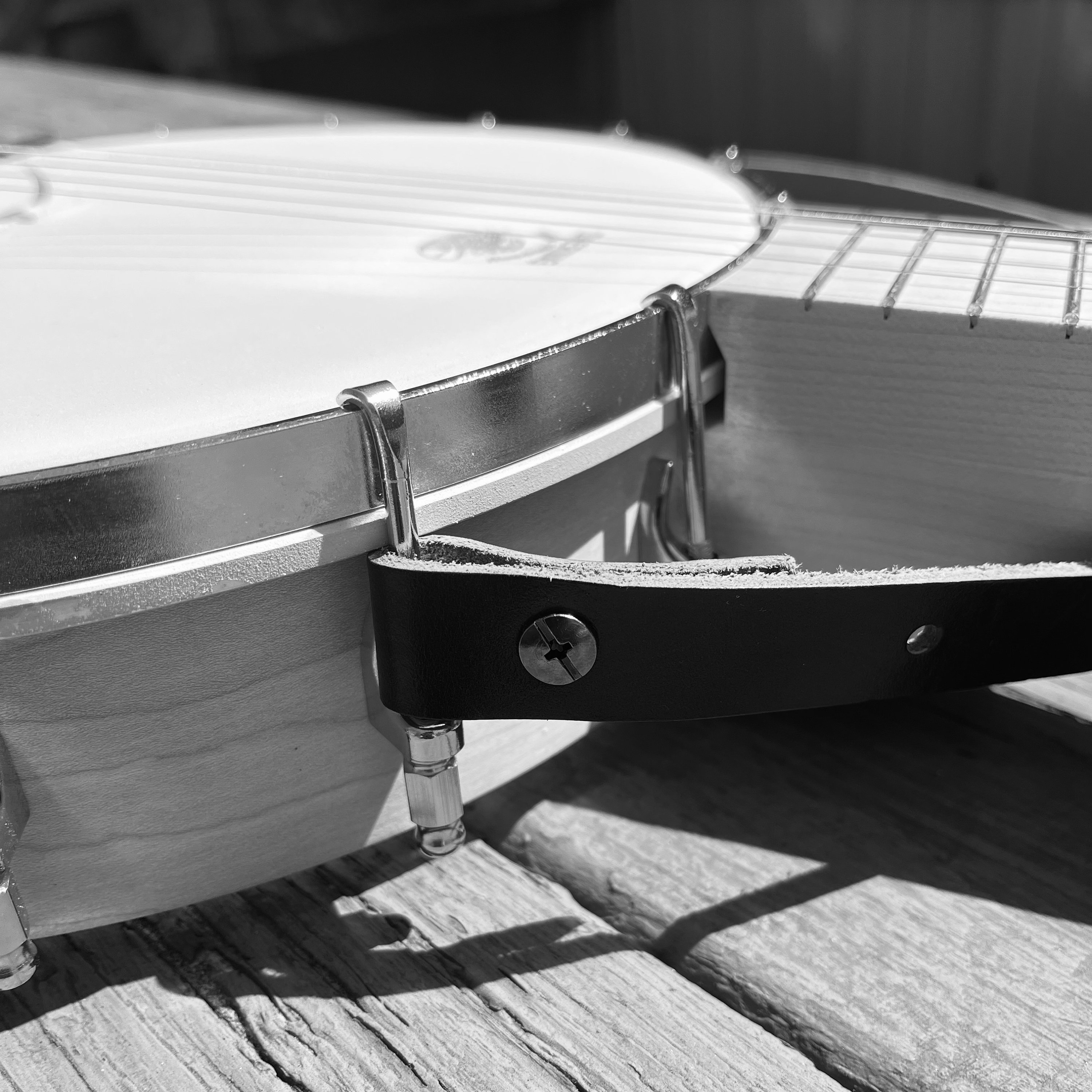 Handmade Leather Banjo Shoulder Strap Non-marring - Etsy