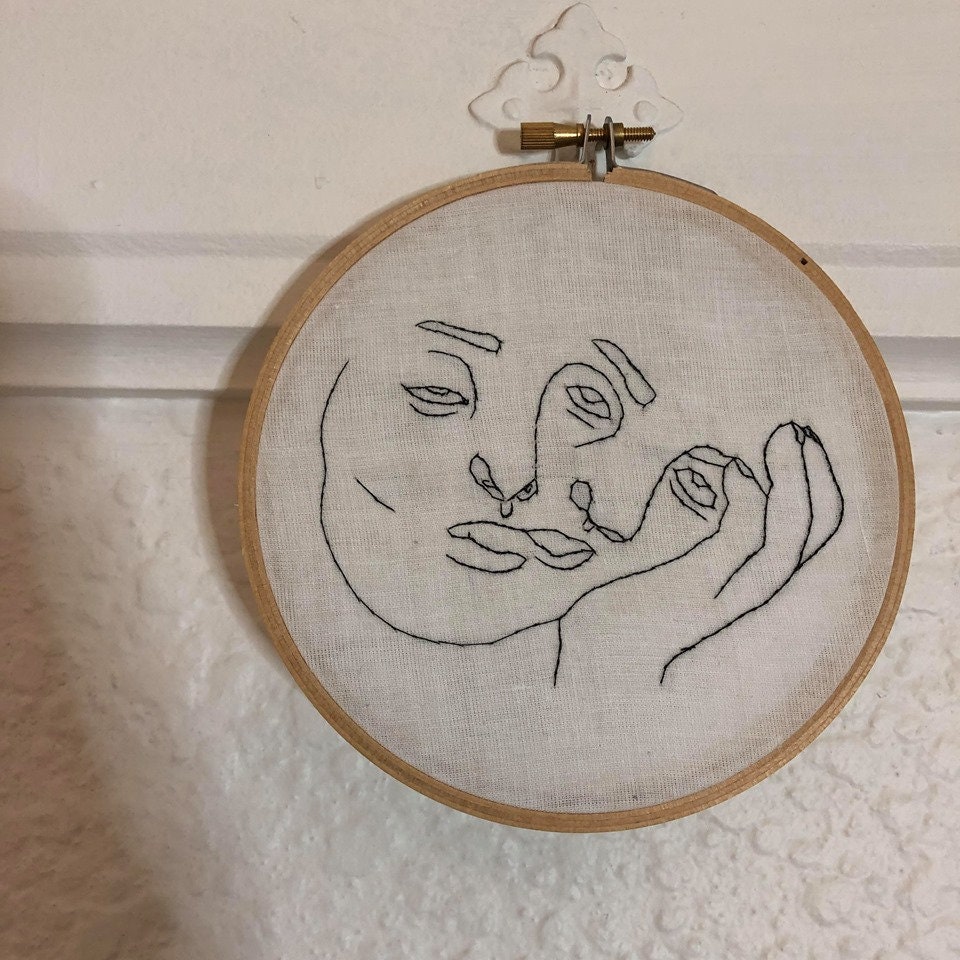 Faces Embroidery - Etsy