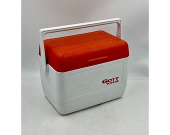 Red Ice Chest - Etsy