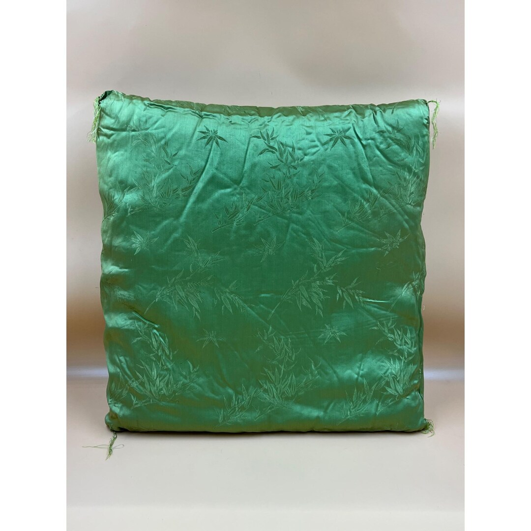 VTG 1960’s Authentic Japanese Teahouse Green Satin Zabuto/cushion ...