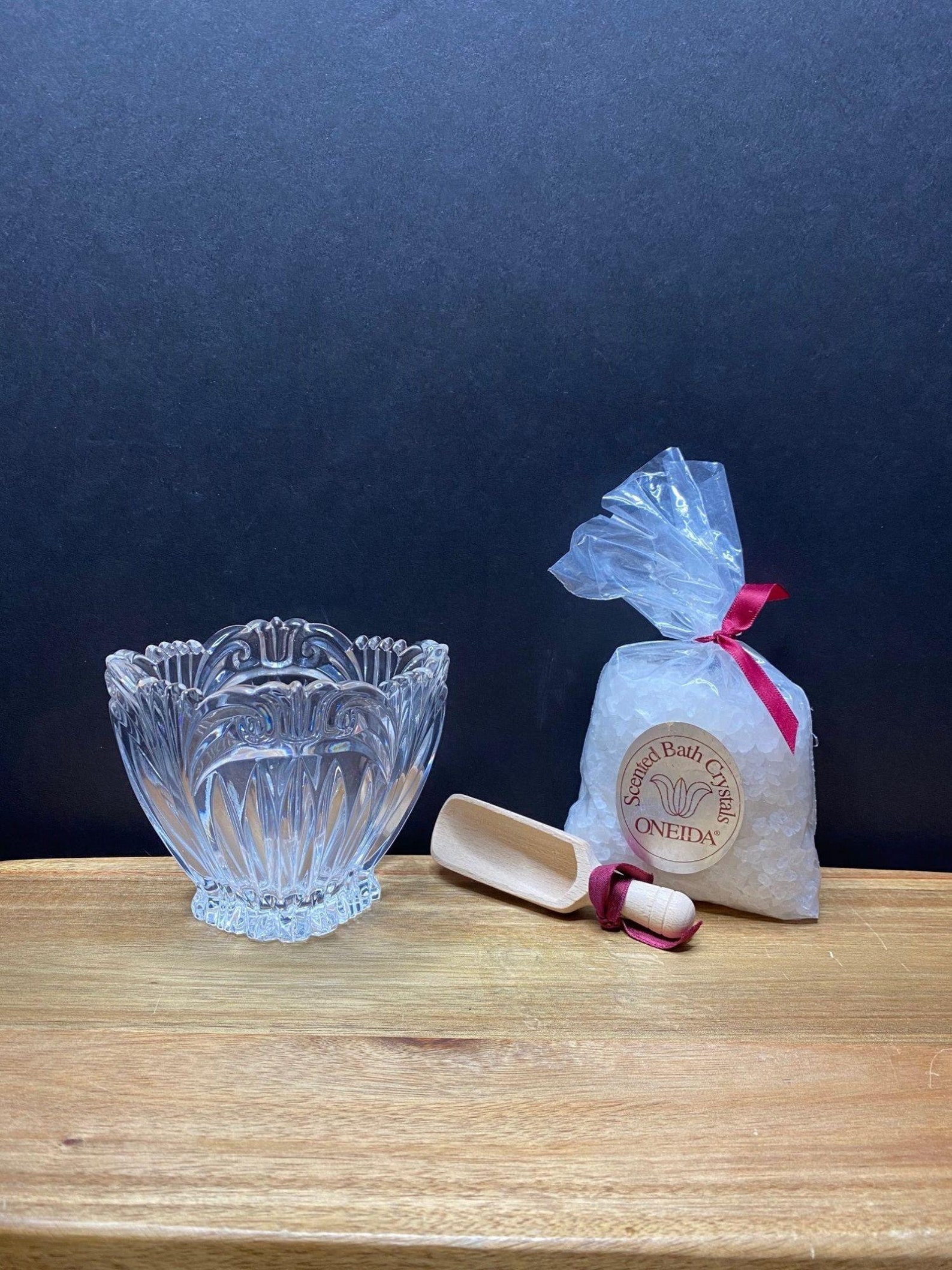 Oneida Crystal Bath Crystal Set Augustina Demi Bowl Bath | Etsy