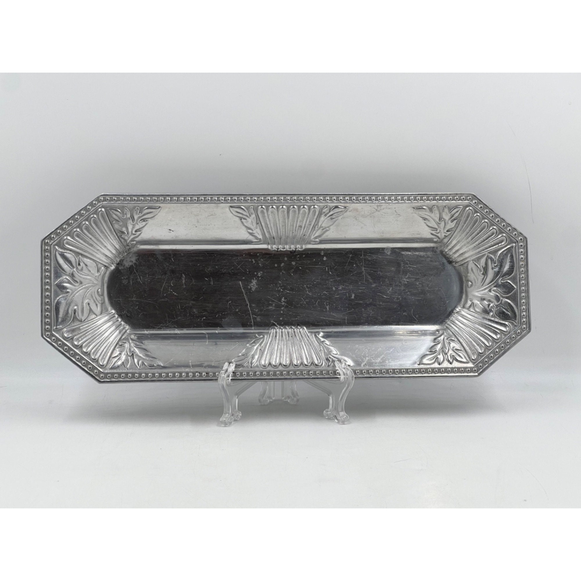 Lenox Butler's Pantry Metal / Pewter Rectangular Platter - Etsy