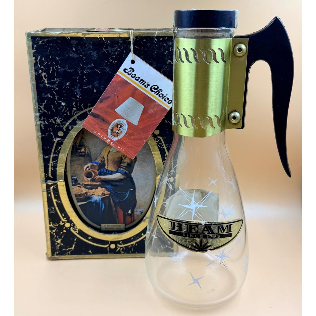 VTG 60's-70's Jim Beam Collector Bottles-beam's Choice Vermeer & Coffee ...