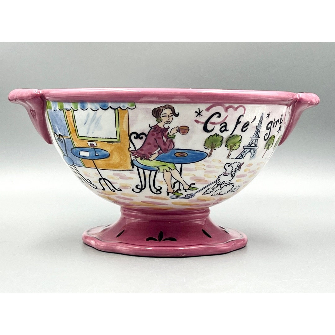 CAFE GIRL Soup/cereal/ice Cream Bowl by Jennifer Brinley-girlfriends ...