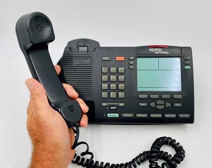 NORTEL NETWORKS PHONE, Charcoal Black, T7316, 10 Line Speaker Phone - Etsy