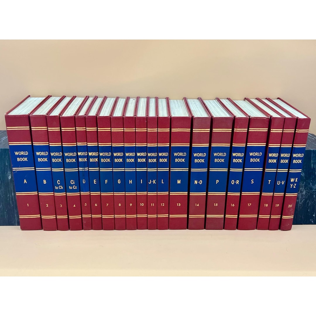 Vintage the World Book Encyclopedia 1964 Complete Set Volumes 1-20 A-Z ...