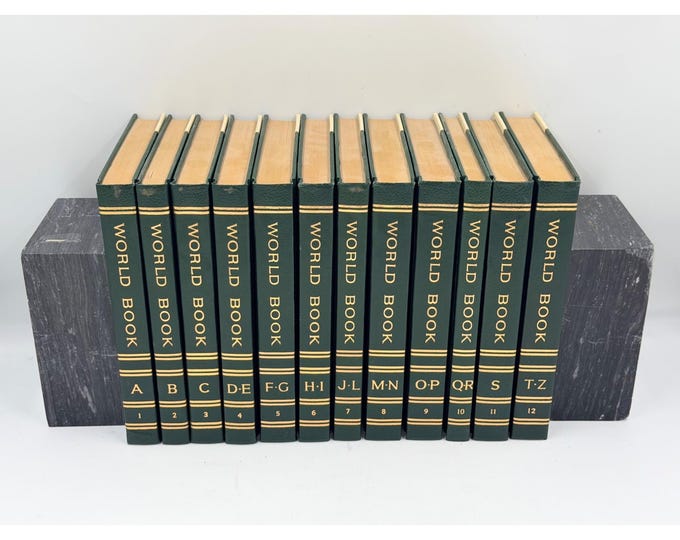 Vintage 1966 World Book Encyclopedia Set - Complete A-Z - Very Good ...