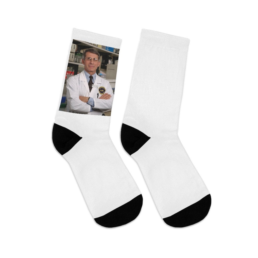 Dr. Fauci Socks Fauci Picture on Socks - Etsy