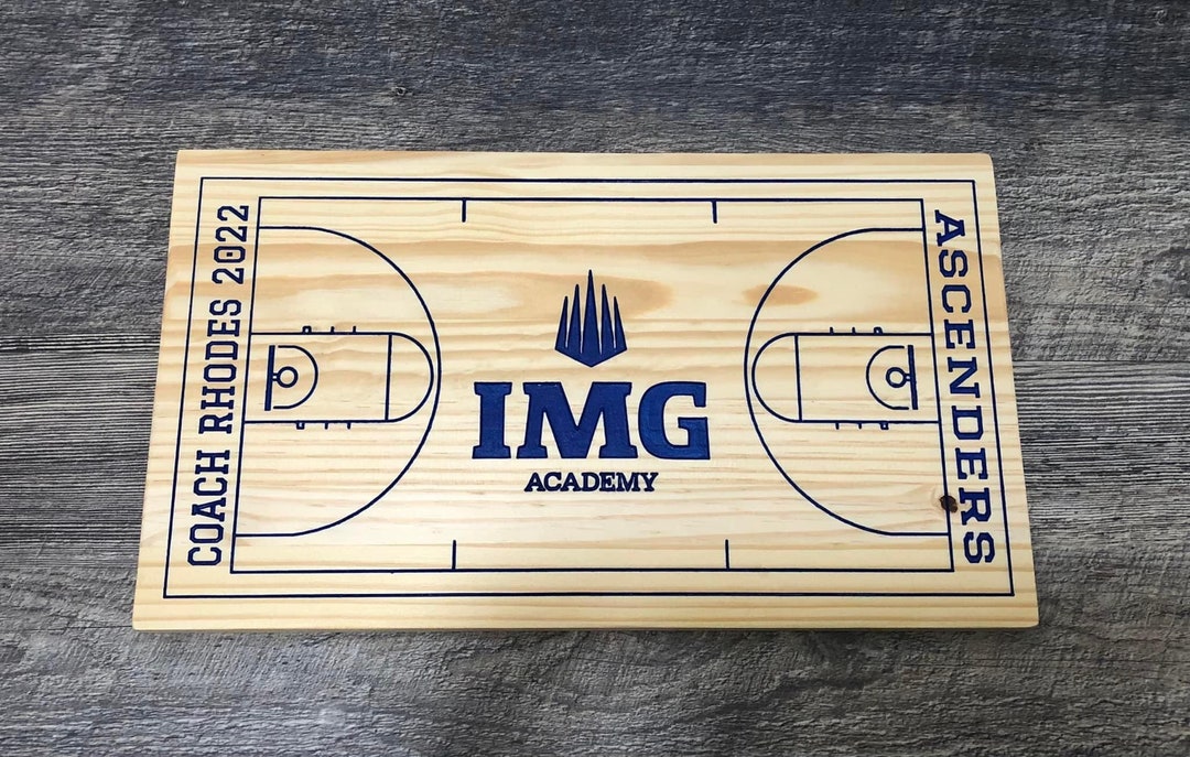 Personalized, Engraved Wooden Basketball Court Sign sports Gift. - Etsy