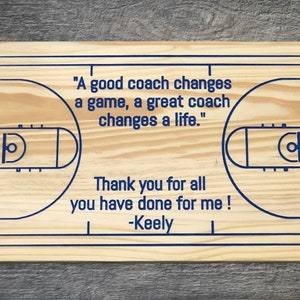 Personalized, Engraved Wooden Basketball Court Sign sports Gift. - Etsy