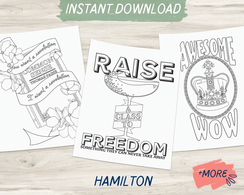 Broadway Inspired Coloring Page Mega Bundle | Adult Coloring Page ...