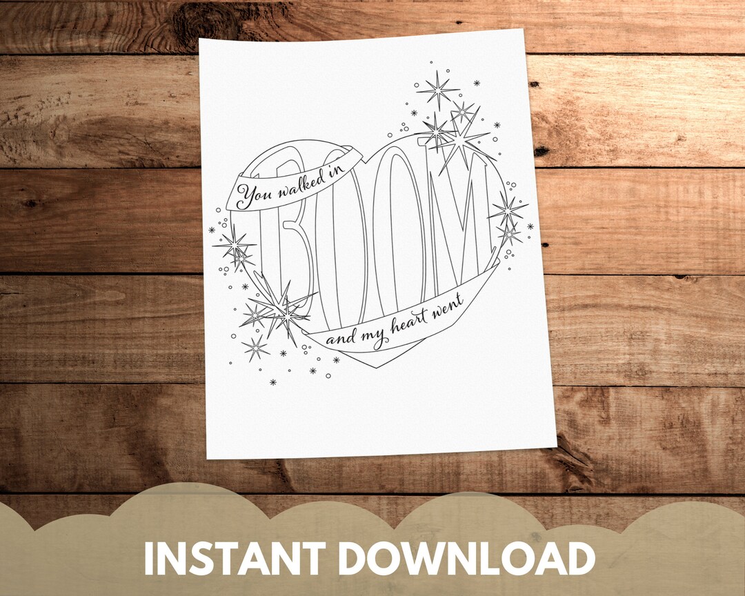 Hamilton Inspired Coloring Pages | Broadway Coloring Page | Adult ...