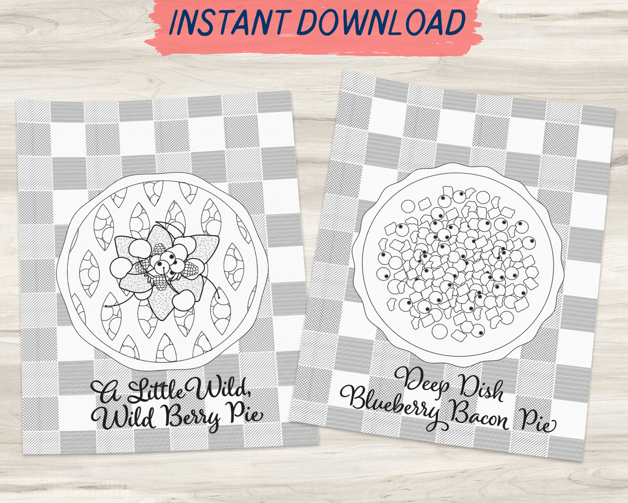 Waitress Inspired Coloring Pages | Broadway Coloring Page | Adult ...