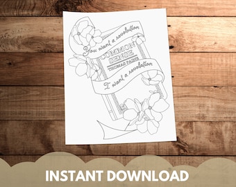 Hamilton Inspired Coloring Pages | Broadway Coloring Page | Adult ...