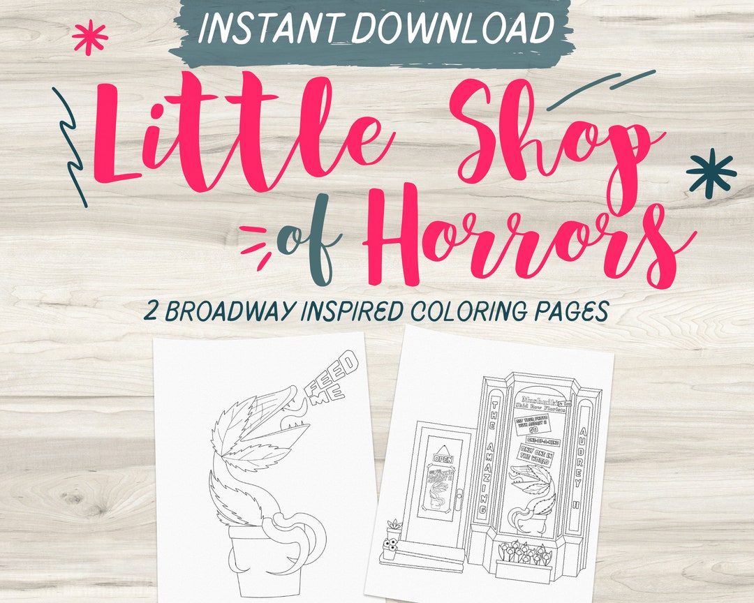 Audrey 2 Little Shop Of Horrors Coloring Pages