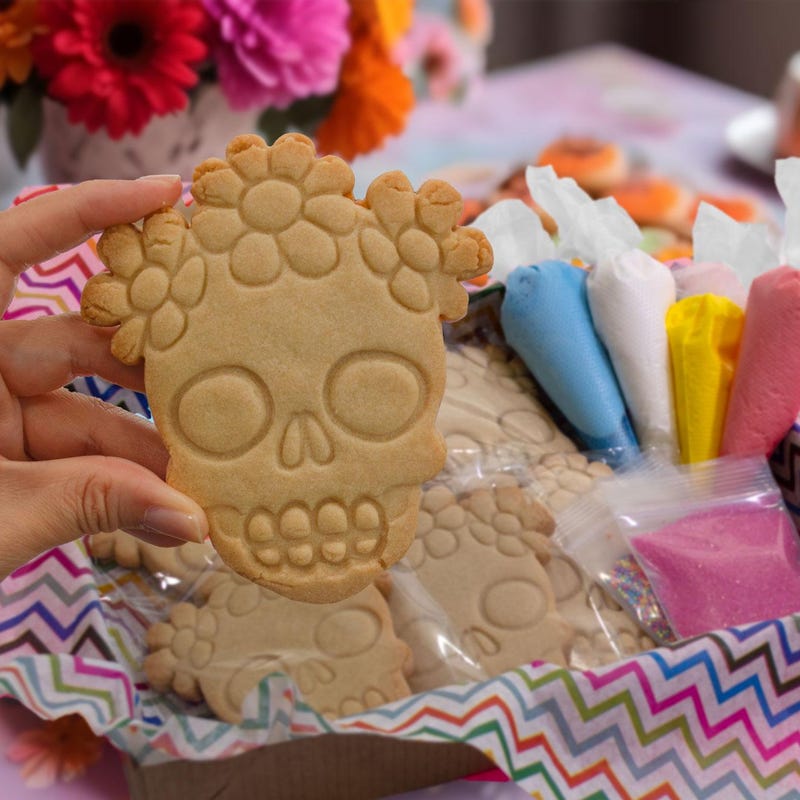 Sugar Skull Cookie - Etsy