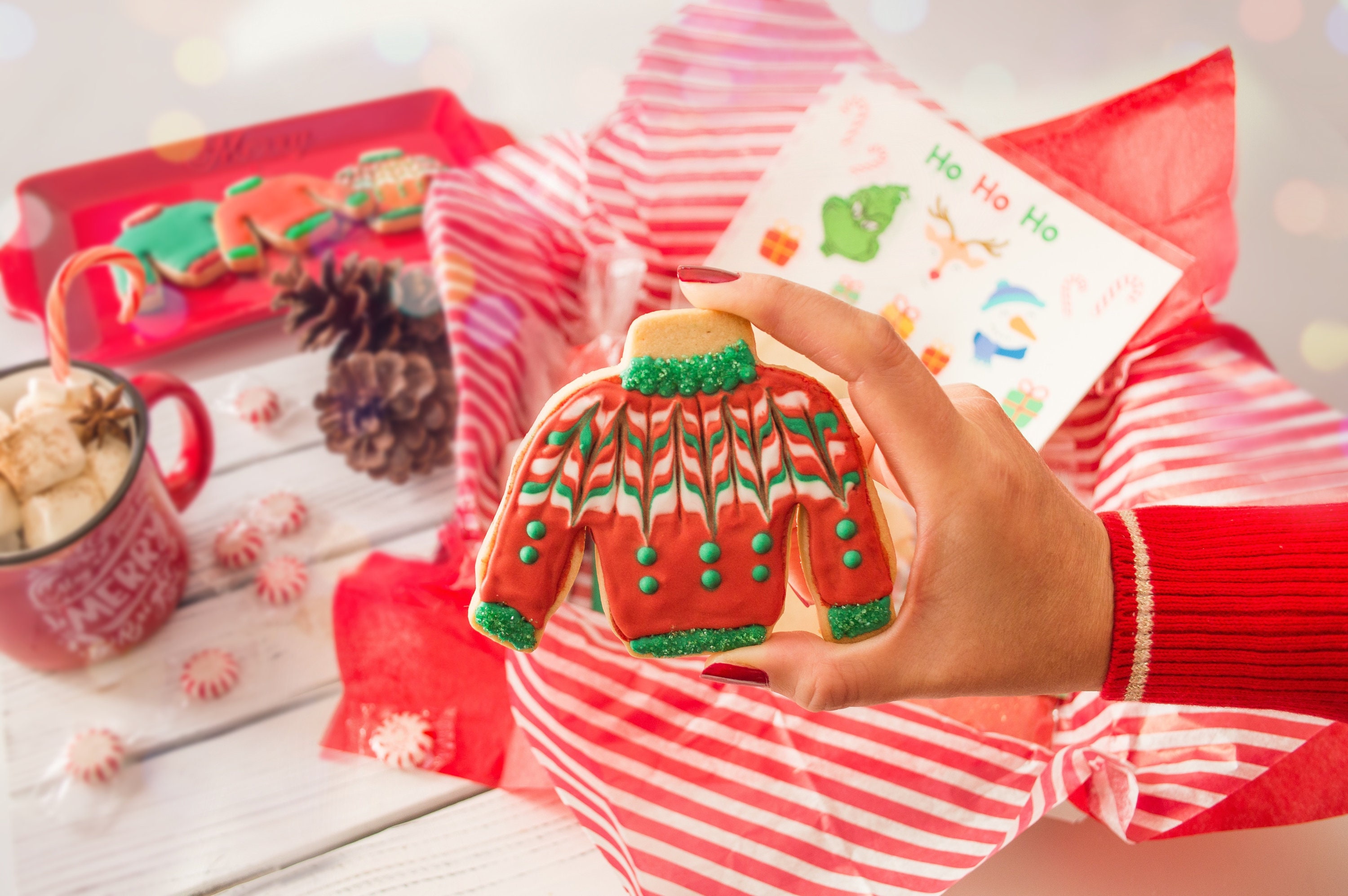 Ugly Sweater Cookie Decorating Kit: Christmas Office Party Activity - Etsy