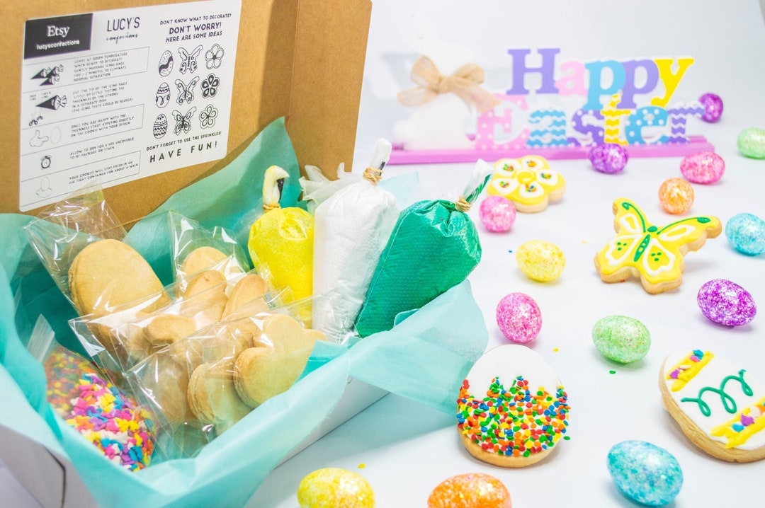 Easter Cookie Decorating Kit: DIY Spring Cookies With Icing & Sprinkles ...