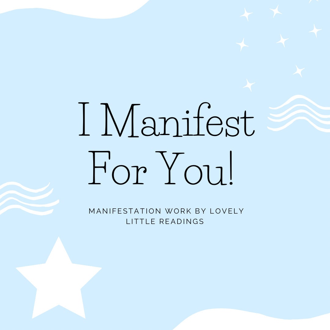 MANIFESTATION Work! I Manifest for You! - Etsy