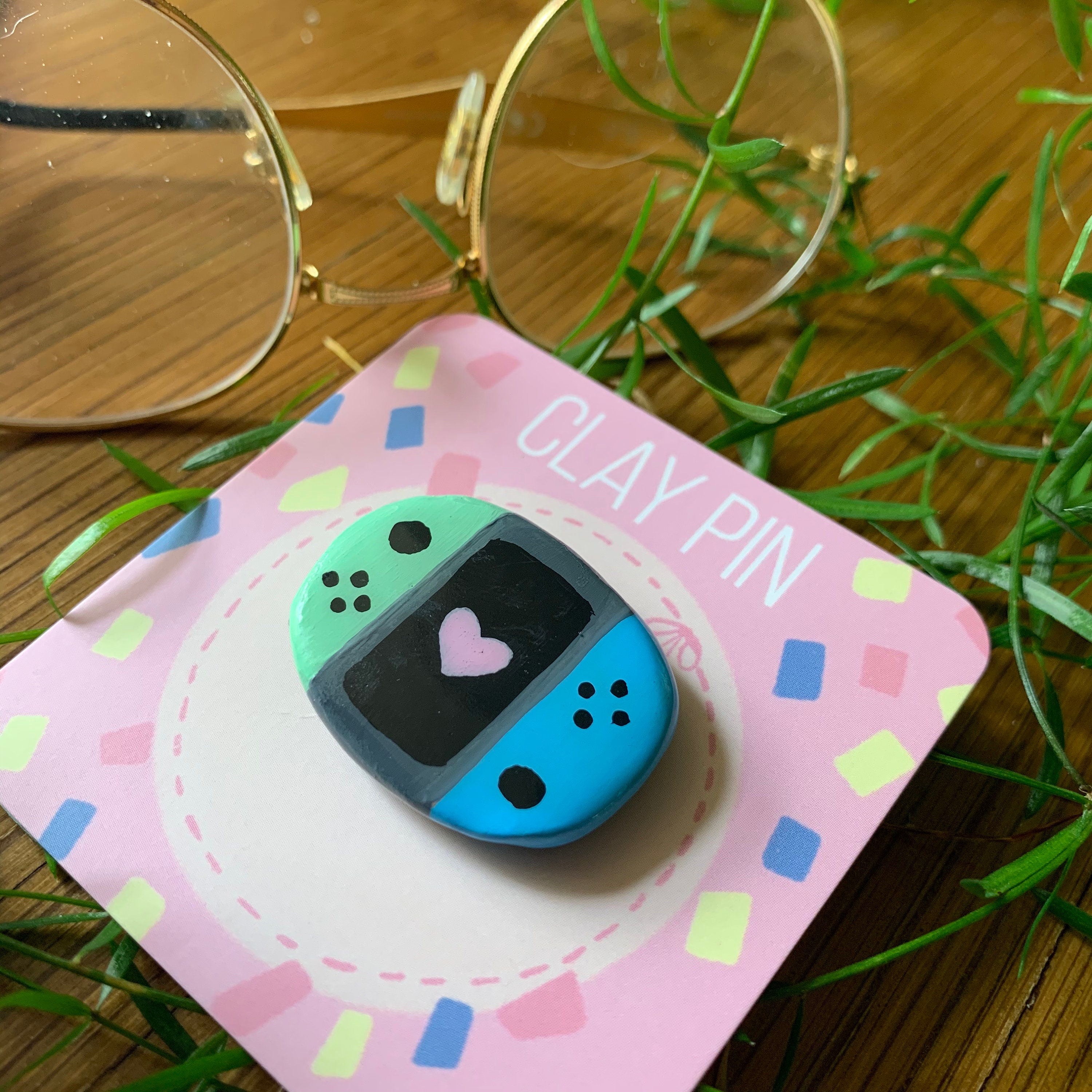 Animal Crossing Switch Clay Pin | Etsy