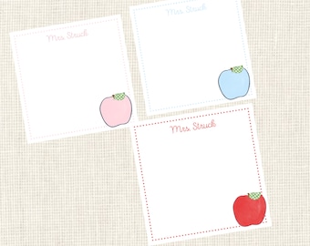 Editable Rainbow Custom Teacher Notepad, Office Notepad, Personalized ...