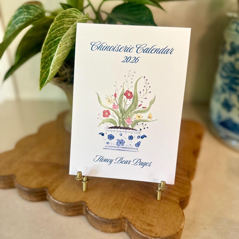 2026 Stand Calendar 4x6 - Etsy