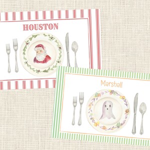 Personalized Christmas - Halloween - Thanksgiving Placemat/ Holidays - Etsy