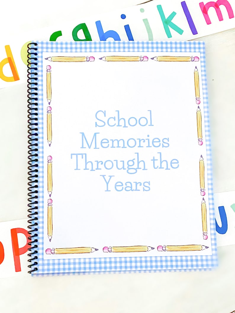 School Memory Book - Etsy