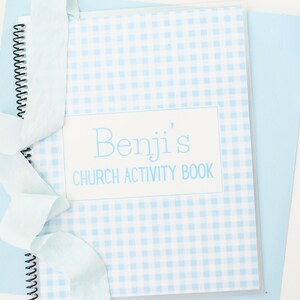 Church Tracing Activity Book Personalized Children's / Church ...