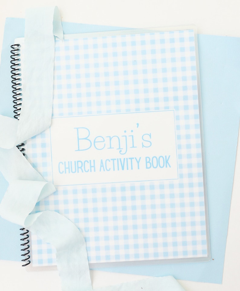 Church Tracing Activity Book Personalized Children's / Church ...